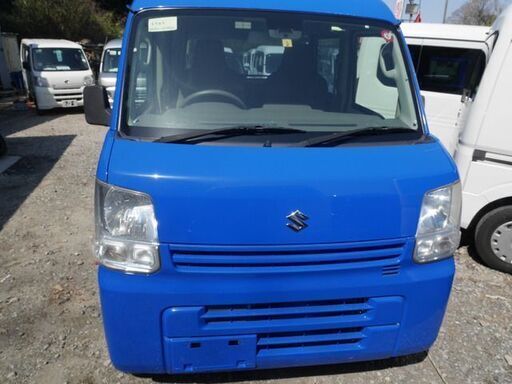 (ID5749)軽バン専門店在庫100台軽貨物黒ナンバーリース個人・法人可能！スズキエブリイバン新型5AGS車検2年付平成28年式39万円諸 ...