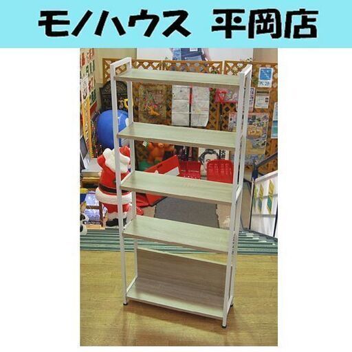 アイリスオーヤマ ウッドスリムラック WSR-523 棚 シェルフ インテリア 収納 札幌市 清田区 平岡 (モノハウス平岡店) 大谷地の収納家具《棚、シェルフ》の中古あげます・譲ります ...