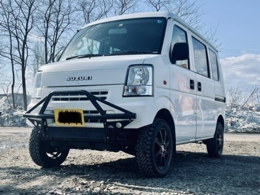 DA64 スズキ エブリィ AT 車検付 リフトアップ キャンプ仕様 (Exairetos) 発寒のエブリイの中古車｜ジモティー
