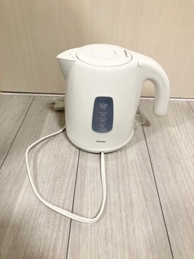 dretec 電気ケトル1.2L (しが和) 近江八幡のキッチン家電《電気ポット》の中古あげます・譲ります｜ジモティーで不用品の処分