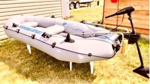 ゴムボート湖船釣りINTEX ゴムボート SeaHawk Sport 400 大人3人乗 + 1子供300Kg (Hannan1025) 北一 ...