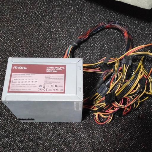 ANTEC EA-500D Earthwatts 電源 500W (しみー) 唐木田のPCパーツの中古あげます・譲ります｜ジモティーで不用品の処分