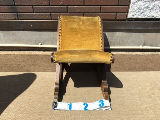 EA209)ミニロッキングチェア アンティーク ヨーロッパ輸入品 幅：約34cm 高さ：約36cm 奥行：約51cm 中古品【取りに来られ ...