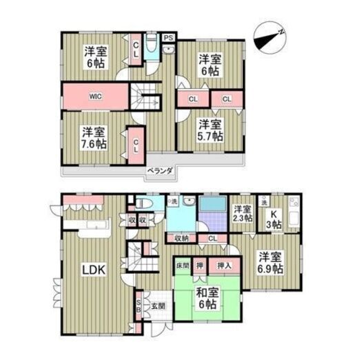 💙敷礼0！《8LDK》鴻巣市♦鴻巣駅徒歩7分！嬉しい追い炊き機能付き！駐車スペース4台分あり！庭付き！コンビニ徒歩圏内！ベランダあり！室内洗… (ケンセイ不動産) 鴻巣の一戸建ての不動産・住宅 ...
