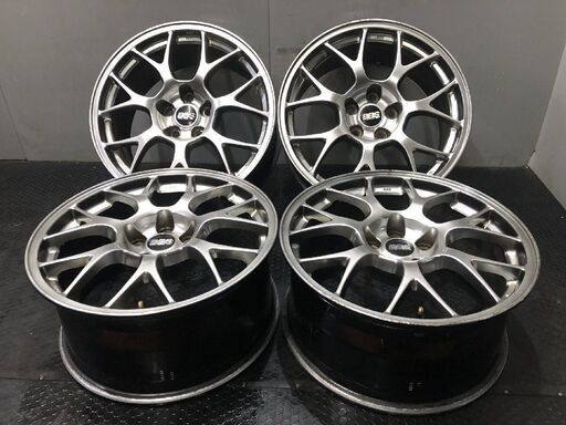 三菱 ランエボ ランサーエボリューションX 純正OPホイール BBS RG406 FORGED 18インチ 4本 8.5J5HPCD114 ...