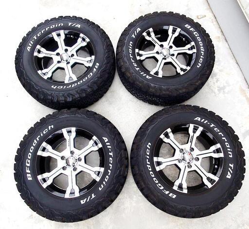 デリカ D5 タイヤ MKW MK-36 ＆ BFグッドリッチ T/A KO2 235/70R16 (T.Kazushi) 持田のタイヤ、ホイールの中古あげます・譲ります｜ジモティーで不用品の処分
