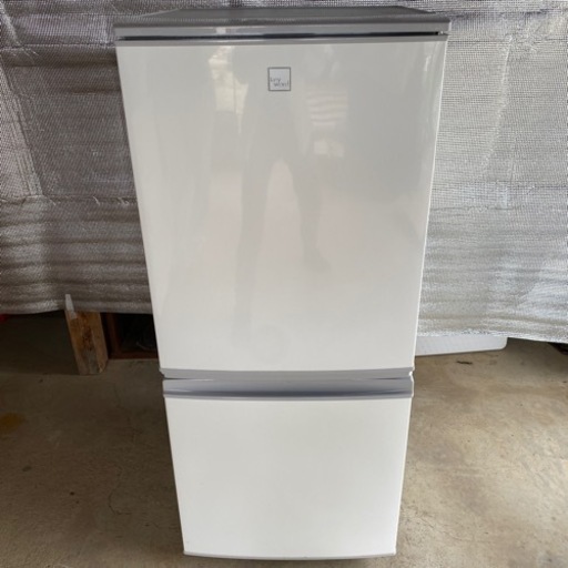 【美品】2ドア冷蔵庫SHARP SJ-14E6-KW 2019年製通電確認済 (danshari44) 下関のキッチン家電《冷蔵庫》の中古あげます・譲ります｜ジモティーで不用品の処分