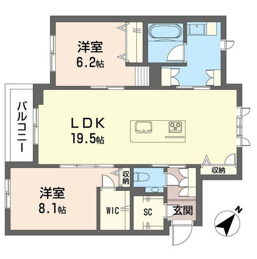 保証人不要！さいたま市緑区美園3丁目新築2LDKマンション㊗仲介手数料無料㊗ペット相談可・敷地内駐車場学区☆さいたま市立美園北小学校・さいた… (株式会社SKハウス) 浦和美園のマンションの不 ...