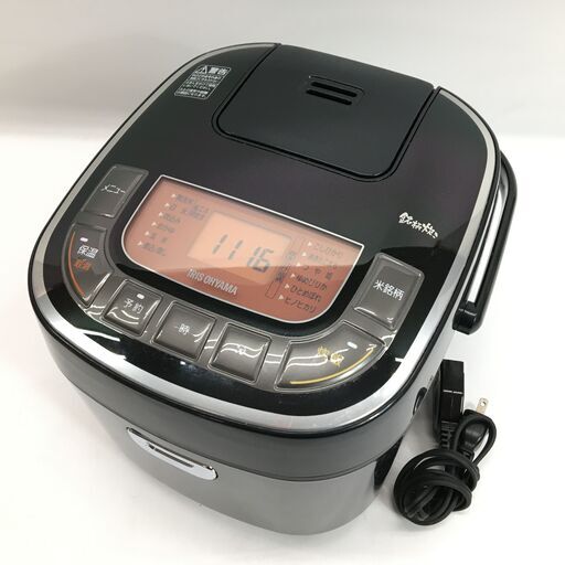 IRIS OHYAMA アイリスオーヤマ マイコンジャー炊飯器 RC-MC50-B 2019年製 銘柄炊き ブラック 黒 動作確認済 24e… (コレクトワン菊水) 菊水のキッチン家電《炊飯器 ...