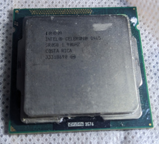 Intel CPU単体 Intel celeron G465 1.90GHz SR0S8 (ファンネル) 徳庵のPCパーツの中古あげます・譲り ...