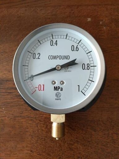 長野計器 水圧計 GS52-231 B T3/8B G ×100 -0.1～1MPa (けんぞー！) 白石のその他の中古あげます・譲ります｜ジモティーで不用品の処分