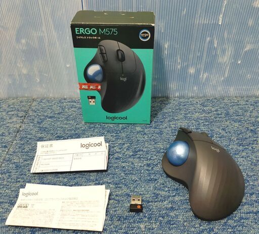 【⑤】Logicool ワイヤレス トラックボールマウス ERGO M575 USBレシーバー Bluetooth対応 単3乾電池1本使用 … (札幌リサイクルセンタ) 月寒中央の周辺機器の ...