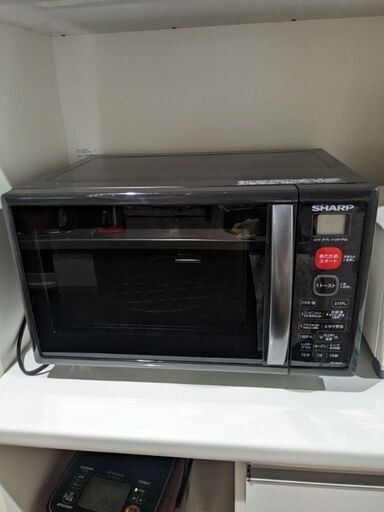SHARPオーブンレンジ ブラック系 RE-S50A-B [15L] (りんりん) 八田のキッチン家電《オーブンレンジ》の中古あげます・譲ります｜ジモティーで不用品の処分