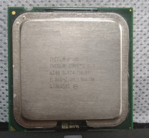 Intel CPU単体 Intel Core 2 Duo E6300 1.86GHz 2M 1066 (ファンネル) 徳庵のPCパーツの中古 ...