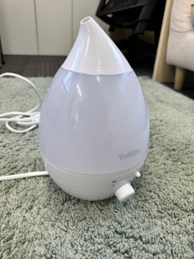 okizu 加湿器 卓上 大容量 アロマ 次亜塩素酸水対応 除菌 超音波 LEDライト 加湿機 しずく型 お手入れ簡単 静音 省エネ 空焚き ...