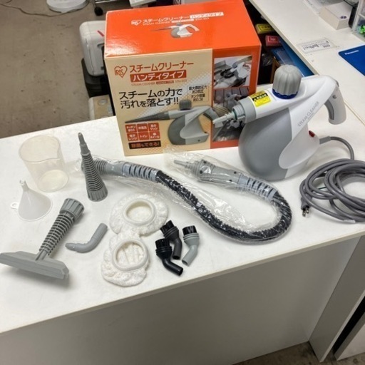 ☆値下げ☆I2406-375 アイリスオーヤマ スチームクリーナー ハンディタイプ STM-303 2012年製 通電確認済 キズ、汚れ、コ… (激安！！おたから塾) 舟入川口町の生活家電 ...