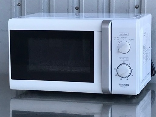 E406 訳あり 山善 電子レンジ 17L 2018年製 60Hz西日本専用 YRB-207 (節約.com) 神戸のキッチン家電《電子レンジ》の中古あげます・譲ります｜ジモティーで不用品の処分