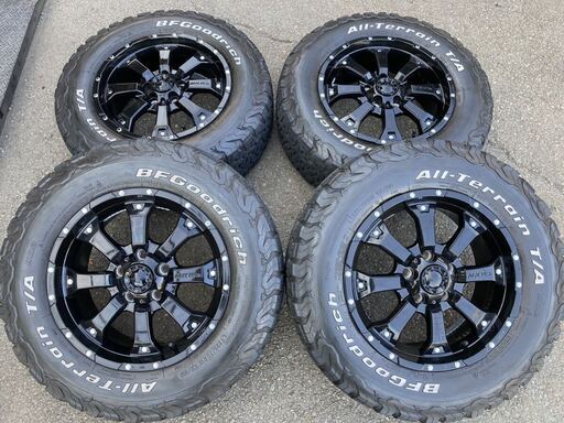 MKW MK-46 7J 16インチ IS35 5/114.3 BFグッドリッチ オールテレーン KO2 225/70R16 中古付き デリ… (Hangout) 富士のタイヤ、ホイールの中古 ...