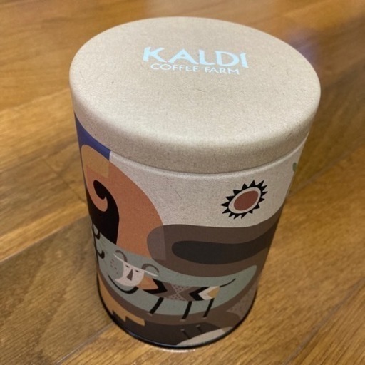 KALDI ★ オリジナルキャニスター缶伝説柄 (みんみん) 三ツ境の生活雑貨の中古あげます・譲ります｜ジモティーで不用品の処分