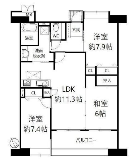 🏡リフォーム済3LDKマンション南区野多目🏡 (E.Mantani) 大橋の不動産売買（マンション/一戸建て）の不動産・住宅情報・無料掲載の掲示板｜ジモティー