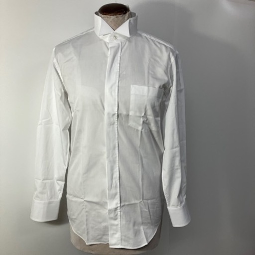 A2406-864 Limited Edition カッターシャツ ホワイト ウイングカラー 比翼 汚れ有り (激安！！おたから塾) 舟入川口 ...