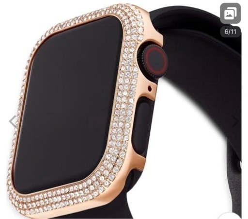 SWAROVSKI スワロフスキー Sparkling Apple Watch ケース 40mm 5572574 ローズゴールド (向日葵 ...
