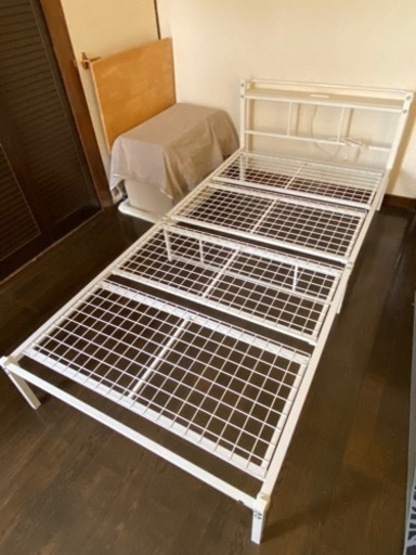 NITORI パイプベッドバジーナC-STN JH (まえちゃん) 高城のベッド《シングルベッド》の中古あげます・譲ります｜ジモティーで不用品の処分