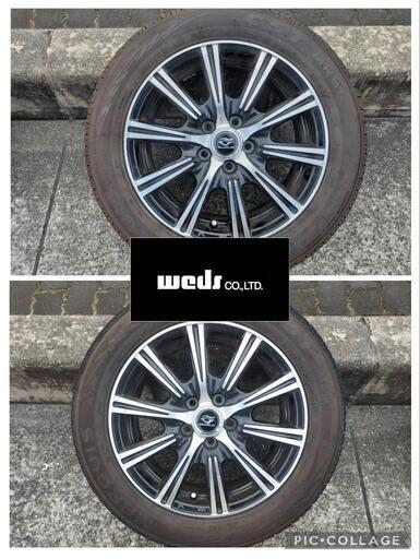 15㌅アルミホイール(weds モデリスタ ギルド XS)と15㌅サマータイヤ(MARQUIS CST MR61)の2本セット (しんじ〜) 武庫之荘のタイヤ、ホイールの中古あげます・譲ります ...