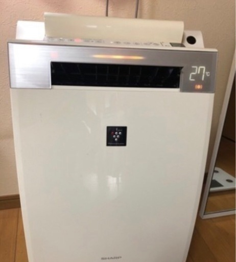 2033年までフィルター交換不要SHARP KI-EX55-W 加湿空気清浄機 (マロン) 亀田の季節、空調家電《空気清浄機》の中古あげます・譲ります｜ジモティーで不用品の処分