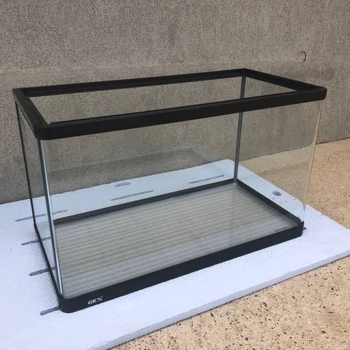 【美品】GEX 曲げガラス60cm水槽 ラピレス RV60 60×30×36cm（単体）③ (furusana) 瀬戸口のその他の中古あげます・譲ります｜ジモティーで不用品の処分