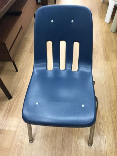 ★ジモティ割あり★ VIRCO VIRCO M-9018 スタッキングチェア ブルー H77×W40×D42 クリーニング済み KJ5947 ...