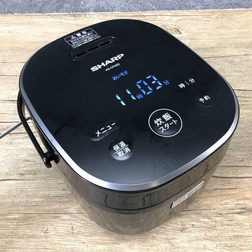 SHARP シャープ ジャー炊飯器 KS-CF05D-B 2022年製 0.54L 3合炊き 24h菊倉DO (コレクトワン菊水) 菊水のキッチン家電《炊飯器》の中古あげます・譲ります ...