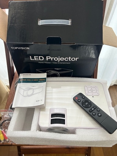 美品プロジェクター小型TOPVISION LED Projector (アレックス) 二子玉川のプリンターの中古あげます・譲ります｜ジモティー ...