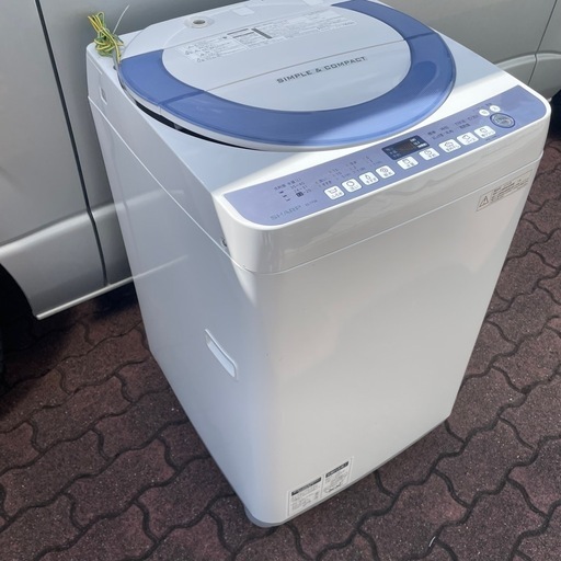 【洗濯機】7kg 全自動 16年製 ES-T708-A シャープ (わらや) 長野の生活家電《洗濯機》の中古あげます・譲ります｜ジモティーで不用品の処分
