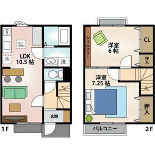 稲沢駅3分！2LDK！初期費用15万円！デュープレックスエキマエB102⭐️R-LaBは仲介手数料ゼロ円⭐️ (R-LaB) 稲沢のアパートの不動産・住宅情報・無料掲載の掲示板｜ジモティー