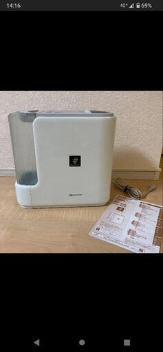 SHARP HV-E50-W 加熱気化式加湿器 (NYCC) 健軍町の季節、空調家電《加湿器》の中古あげます・譲ります｜ジモティーで不用品の処分