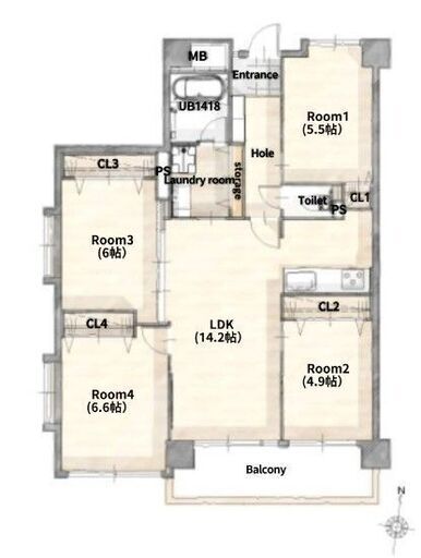 🏡Wアクセス都市ガス4LDK角部屋リノベーション物件春日市千歳町🏡 (E.Mantani) 春日の中古（マンション/一戸建て）の不動産・住宅情報・無料掲載の掲示板｜ジモティー