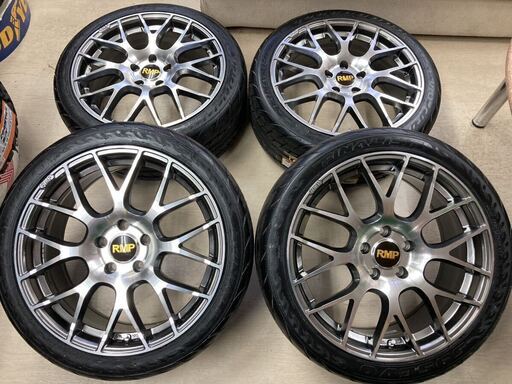 RMP 028F 18in 8J +50 PCD112-5H ハブ径66.6mm 未使用225/40R18付 AクラスW176 BクラスW2… (Hangout) 富士のタイヤ、ホイールの中古 ...