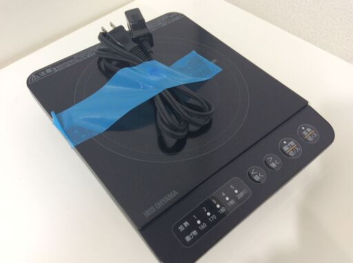 （9/11受渡済）JT9463【IRISOHYAMA/アイリスオーヤマ IHクッキングヒーター】美品 2021年製 IHK-T38-B 1口 ...