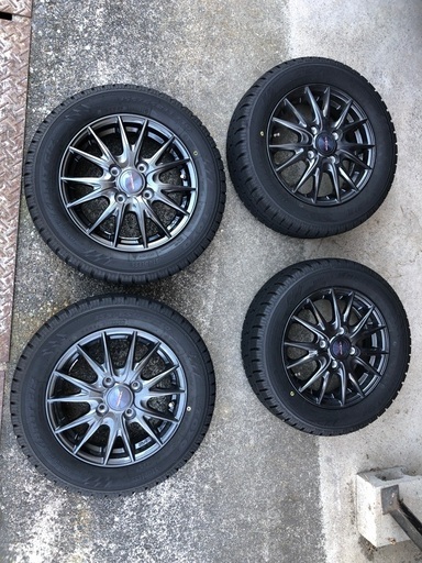 【美品】TOYO GARIT GIZ 155 / 65 R13 13インチ スタッドレス 4本 バリ溝 (なかぬし) 富山のタイヤ、ホイールの中古あげます・譲ります｜ジモティーで不用品の処分