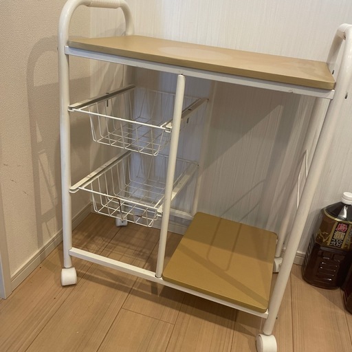 (決まりました)オーブンレンジ収納 (ximing pan) 岩塚の収納家具《スチールラック》の中古あげます・譲ります｜ジモティーで不用品の処分