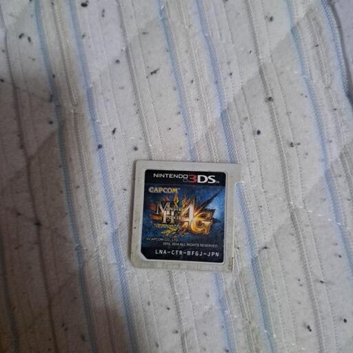 モンハン4Gカセット (まらま) 市役所前のポータブルゲーム《ニンテンドーDS,3DS》の中古あげます・譲ります｜ジモティーで不用品の処分