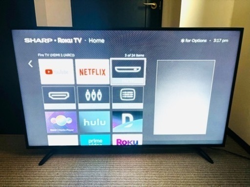 難ありSHARP 55型 4Kチューナーレステレビ 2018米国購入LC-55LBU591U (かず) 武蔵新城のテレビの中古あげます・譲り ...