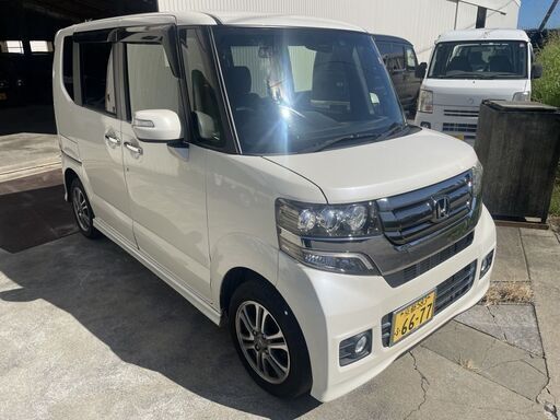 平成27年NBOXカスタムSS4WD車検2年付 (euope) 男川のN-BOXの中古車｜ジモティー