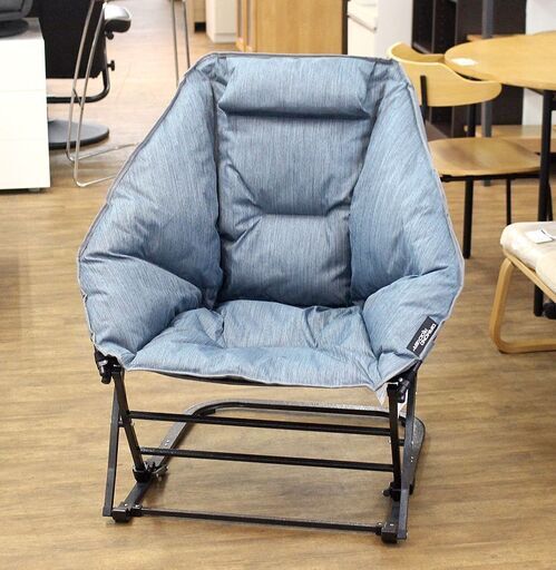 Mac Sports Diamond Rocker Chair マックスポーツ 折りたたみ式 ダイヤモンドロッカーチェア ブルー キャンプ ...