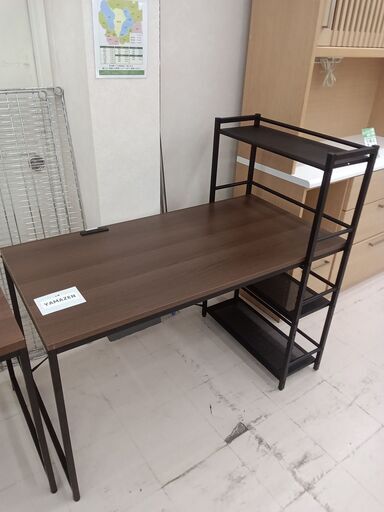 ★ジモティ割あり★ YAMAZEN PCデスク ブラウン W120×D60×H109 クリーニング済み TC5223 (リユースのサカイ栃木) 栃木のテーブル《パソコンデスク》の中古あげます ...