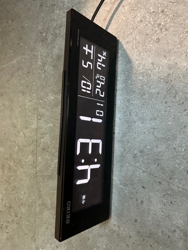 SEIKO LEDデジタル置き時計 (ひであき) 北朝霞の野球の中古あげます・譲ります｜ジモティーで不用品の処分