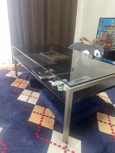 リビング用ガラステーブル (aim) 太田のその他の中古あげます・譲ります｜ジモティーで不用品の処分