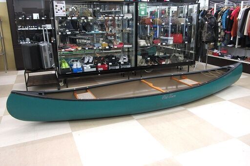 店頭引取りのみ 札幌市/清田区 OLD TOWN PATHFINDER カナディアンカヌー オールドタウン 全長約455cm(16フィート相 ...