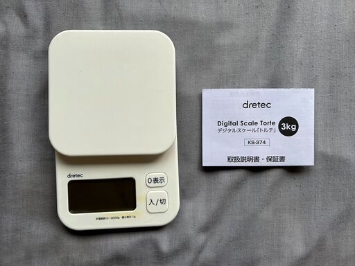 dretecドリテックDigital Scale Torteデジタルスケールトルテ3kgKS-374取扱説明書付18年製 (mo) 小牧のキッチン家電《その他》の中古あげます・譲ります ...